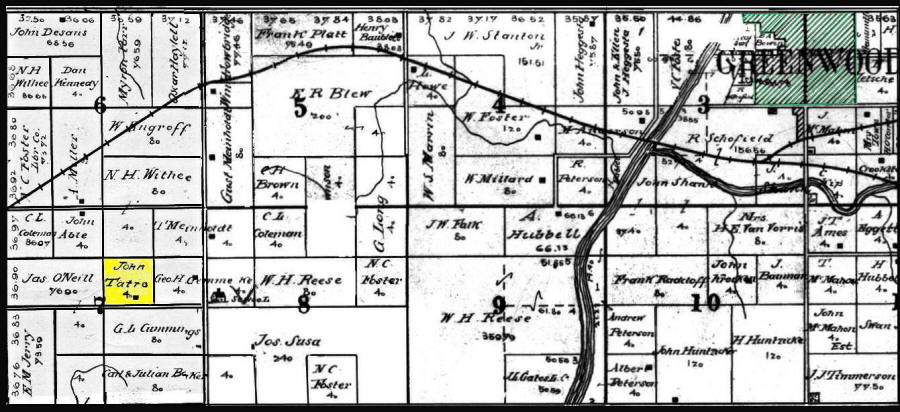 Tatro, John B., Greenwood, Clark Co., Wisconsin